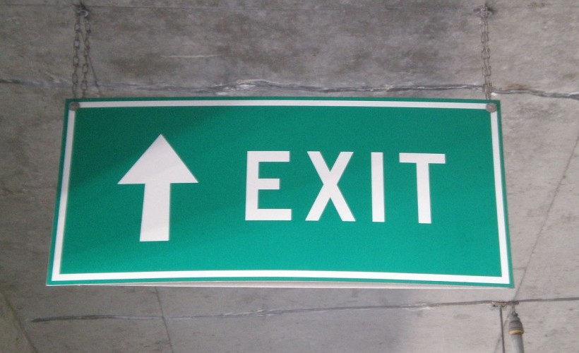 Reductress » Exit Signs: How Dare They