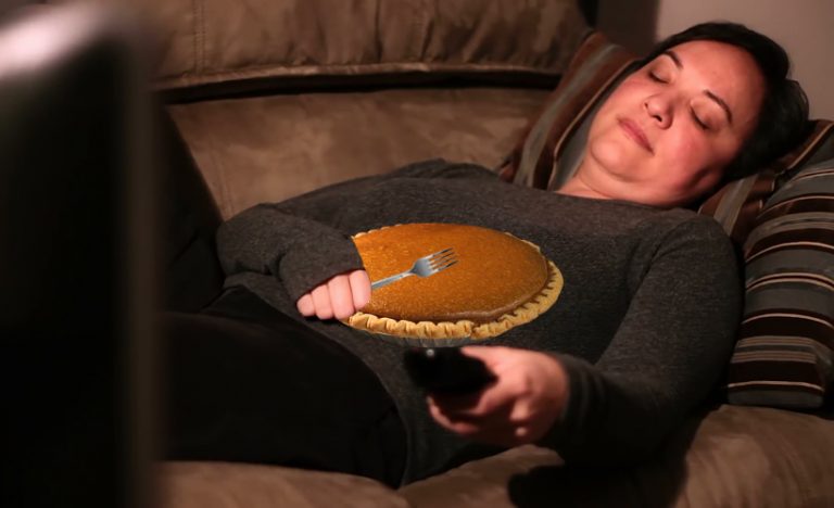 Reductress » Passover Win! This Woman Eats Every Meal While Reclining