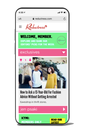Reductress » Log In